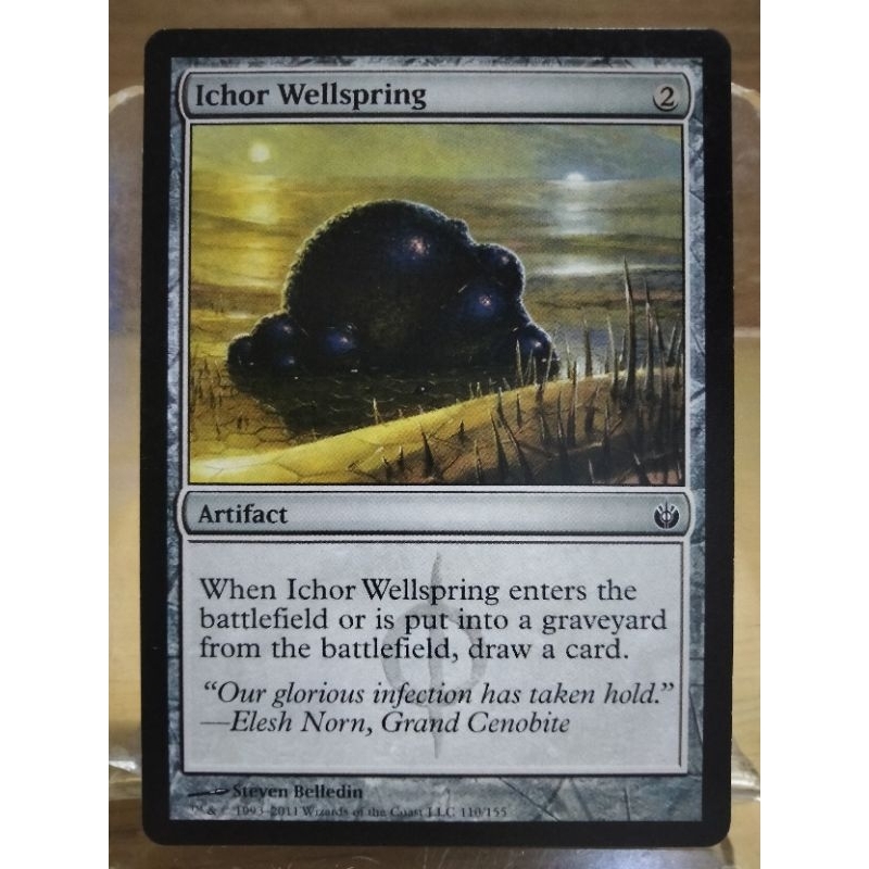 Magic: The Gathering(MTG) Card Ichor Wellspring Scars Of Mirrodin ...