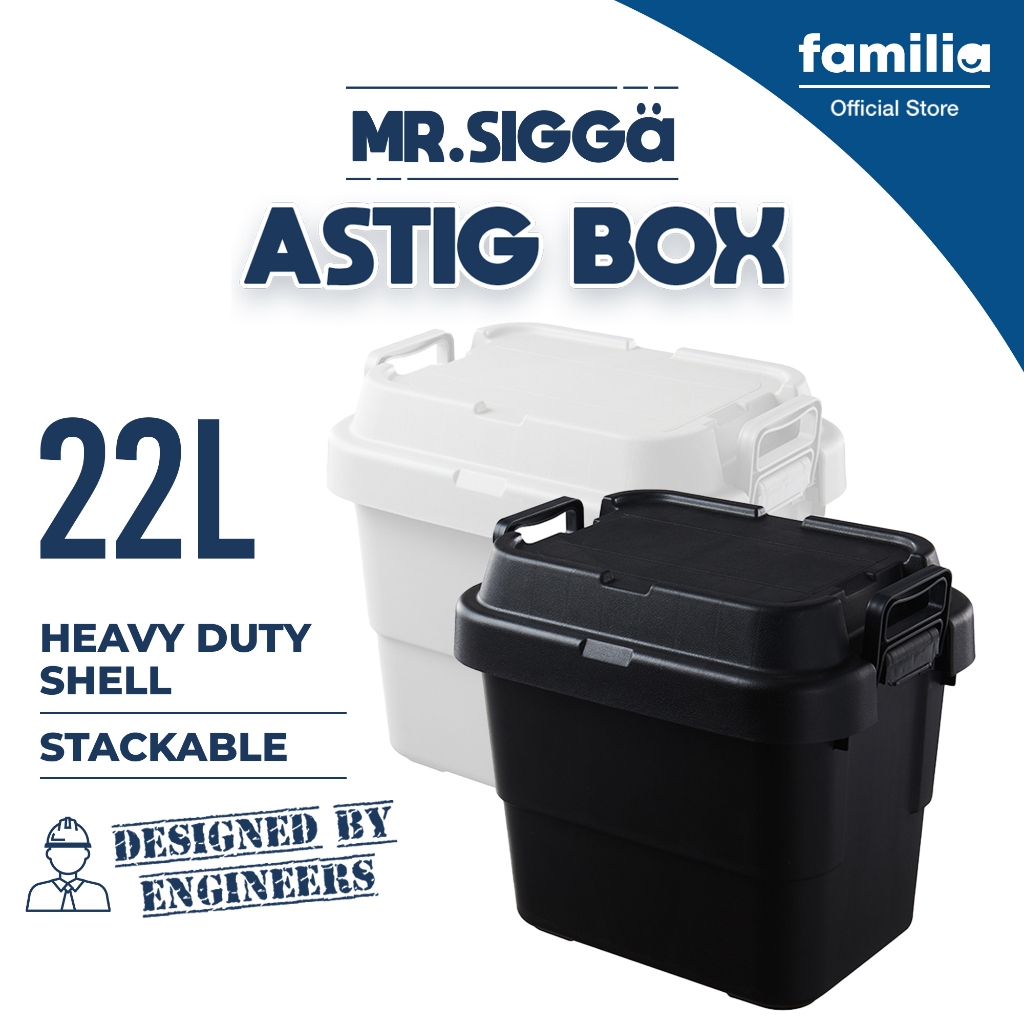 Mr. Sigga Astig Box 22L | Heavy Duty Storage Box | For Indoor, Outdoor ...