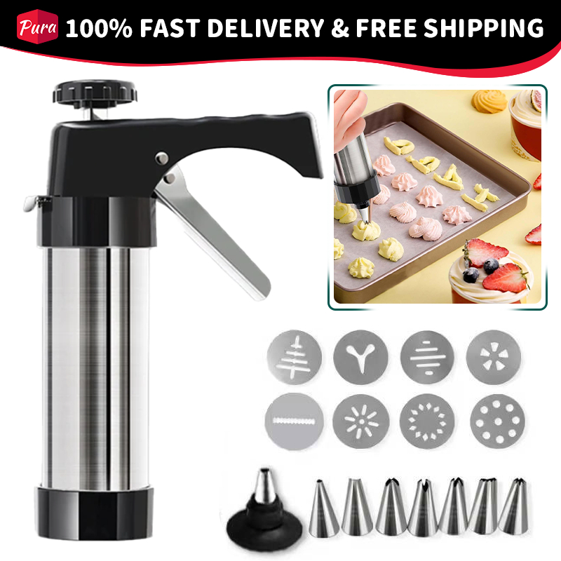 Baking Piping Gun Tool Cake Piping Kit Decorating Pastry Baking DIY ...
