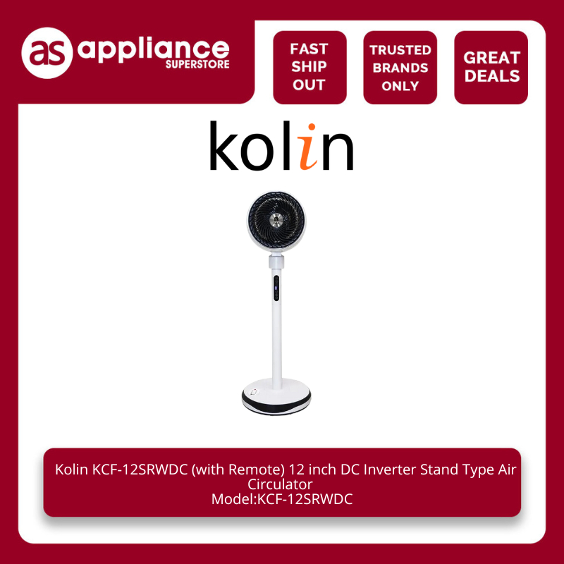Kolin KCF-12SRWDC (with Remote) 12 inch DC Inverter Stand Type Air ...