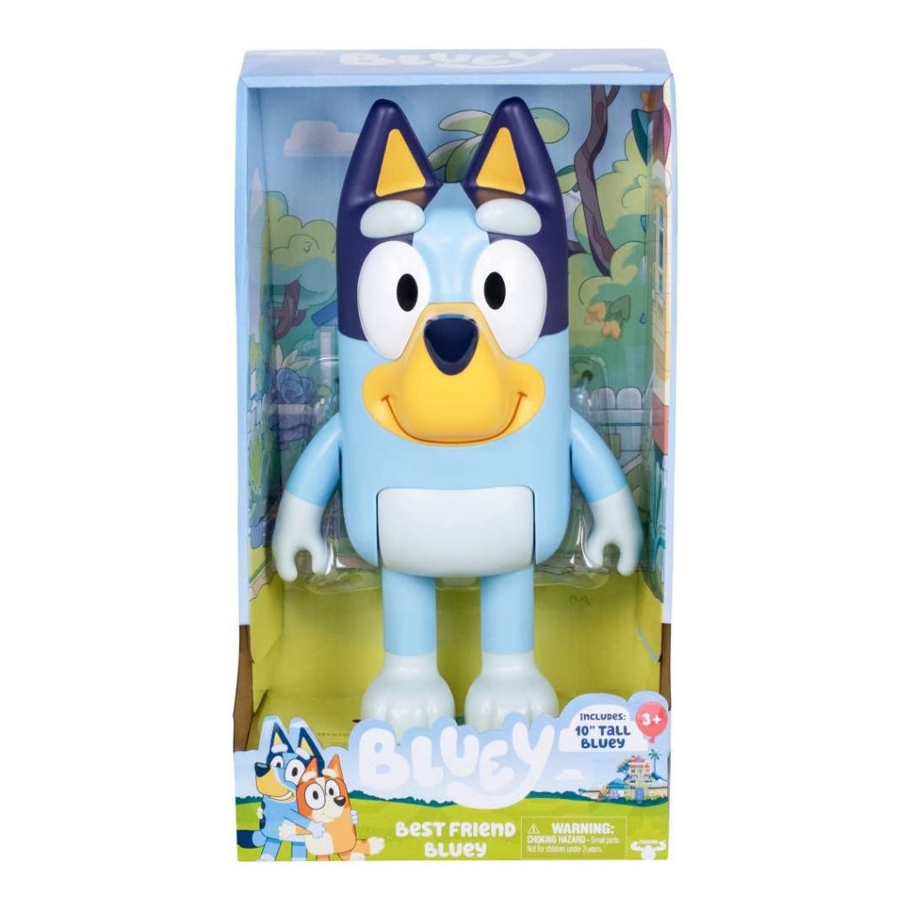 Best Friend Bluey | Articulated 10 Inch Tall Figure of Bluey | with ...