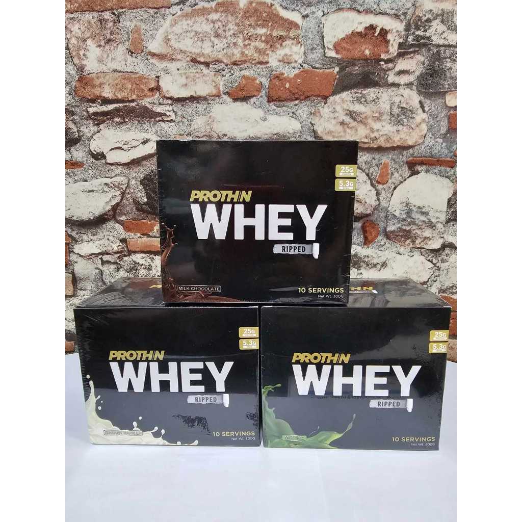 Prothin Whey Ripped 25g protein Per Servings Sachet | Shopee Philippines