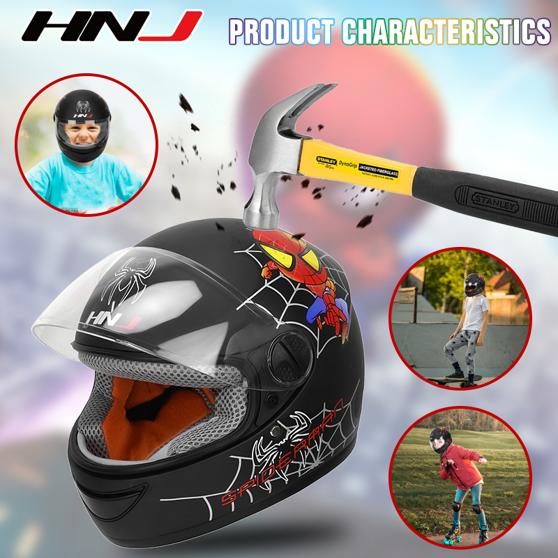 HNJ 715 for kids boys or girl 2 10 years old helmet full face for ...