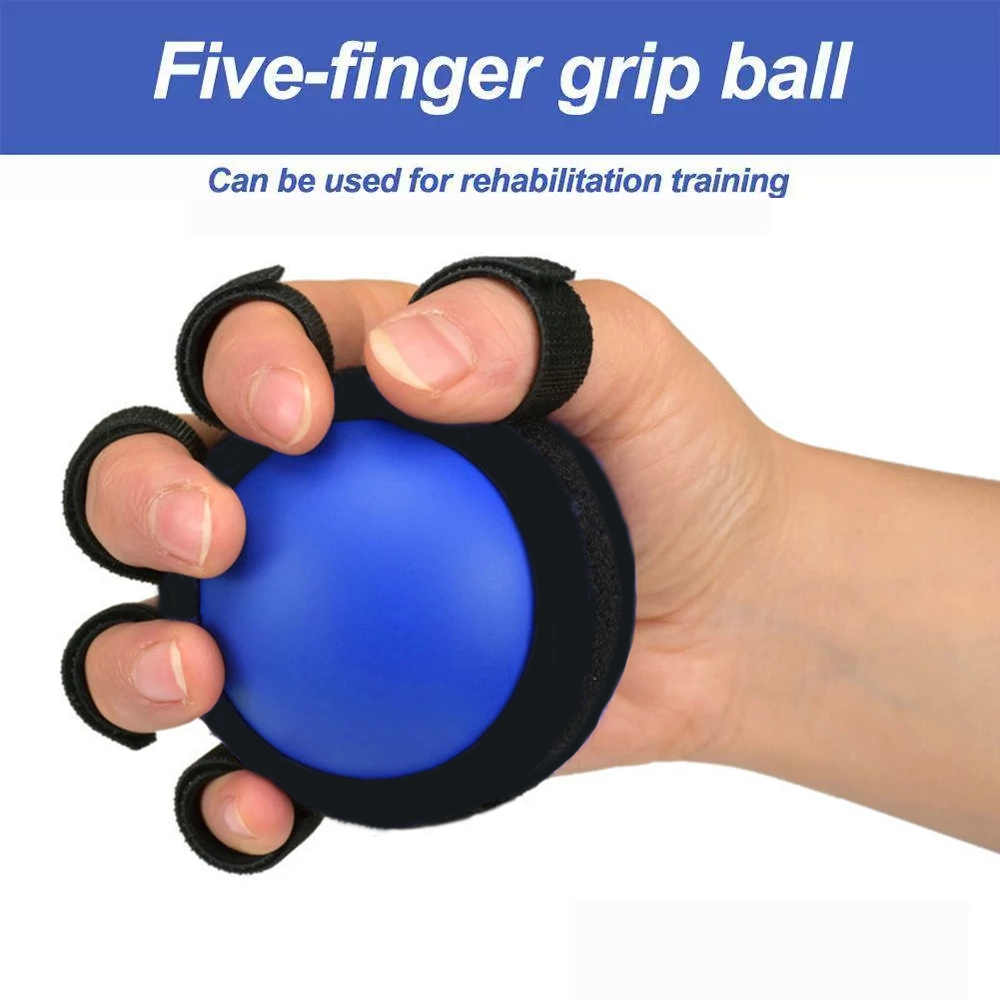 Five-finger Grip Ball Finger Exerciser Ball Anti-Spasticity Ball ...