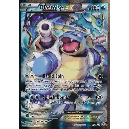 Blastoise EX - XY122 - Ultra Rare Promo Pokemon XY Promos | Shopee ...