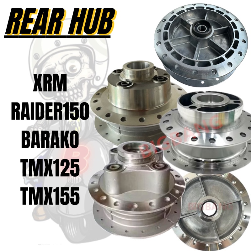BIGBANG Motorcycle REAR HUB XRM / SUPREMO / RAIDER 150 / TMX125 ...