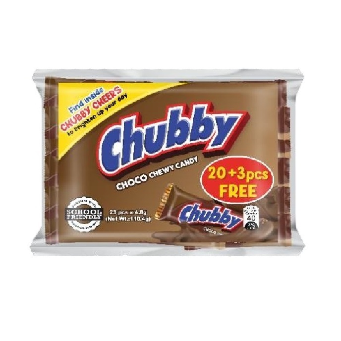 Chubby Choco Chewy Candy 5.5g 20s | Shopee Philippines