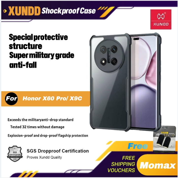 honor X9C / X60 Pro XUNDD Beatle Series AIRBAG Shockproof Case | Shopee Philippines