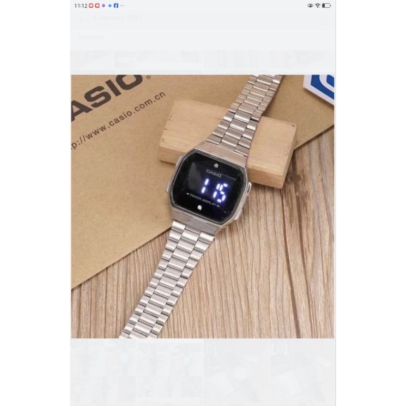 Casio Touch Watch Stainless | Shopee Philippines