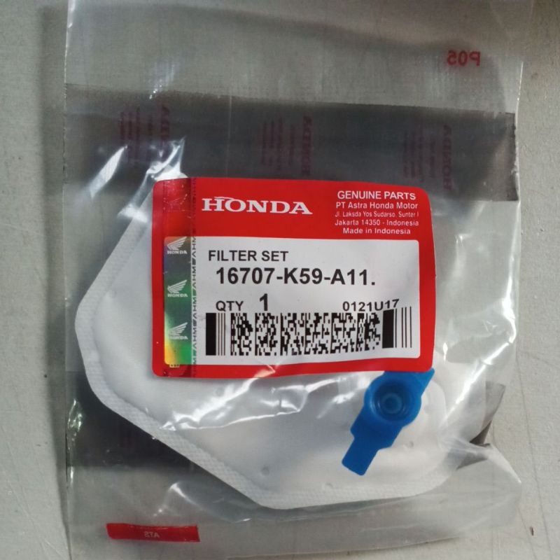Fuel Filter Honda Click V1 V2 125 150 Beat Fi With Oring | Shopee ...