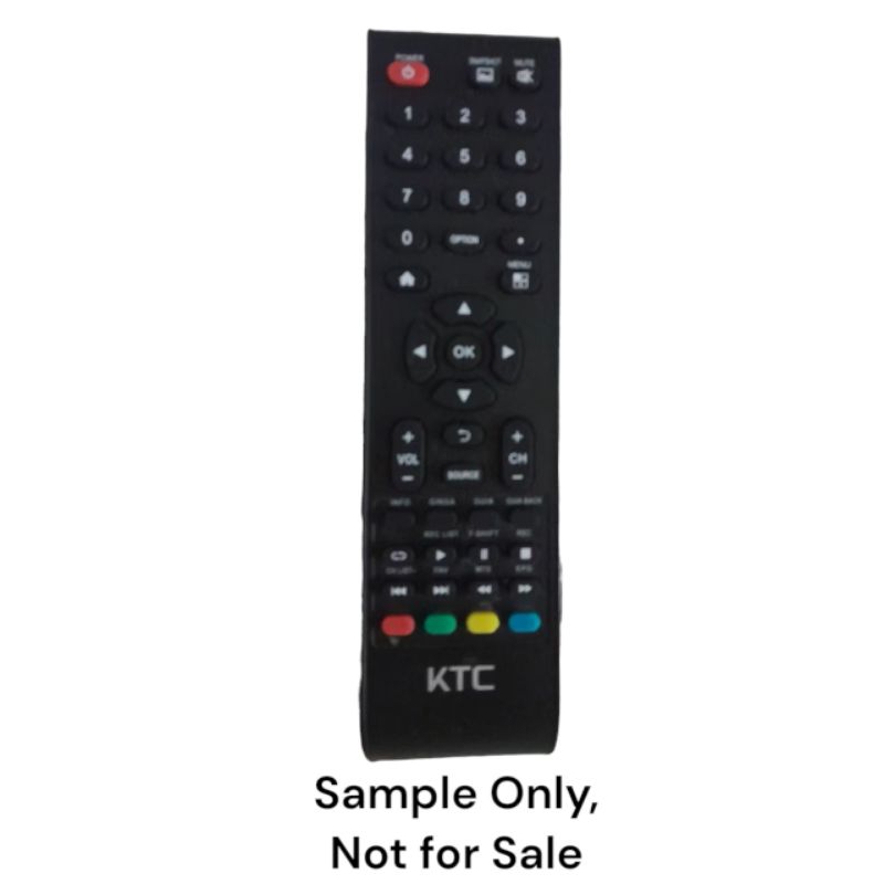 KTC Remote, Replacement Remote (Universal) for KTC LED TV | Shopee Philippines