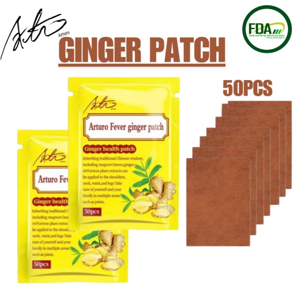 50pcs Herbal Ginger Patches original for pain relief Promote Blood ...