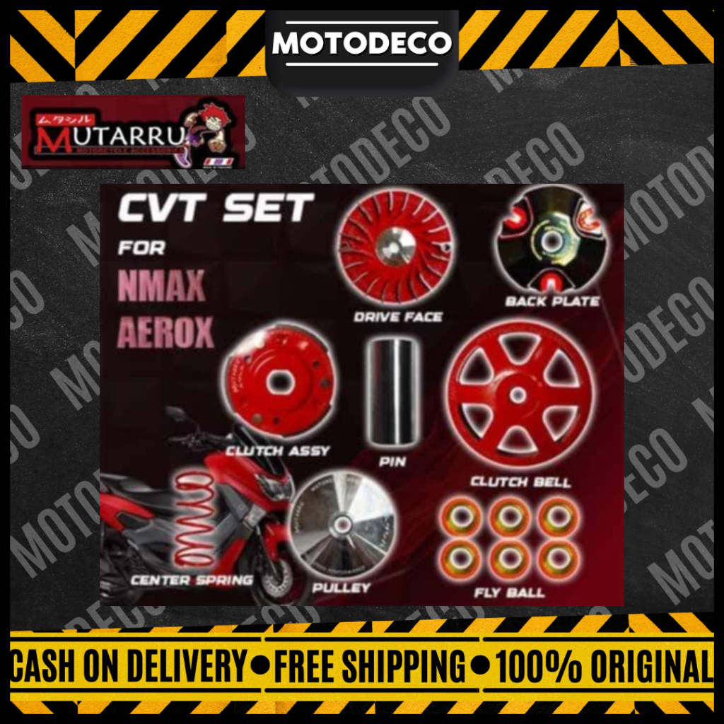 MUTARRU CVT SET FOR NMAX/AEROX | Shopee Philippines