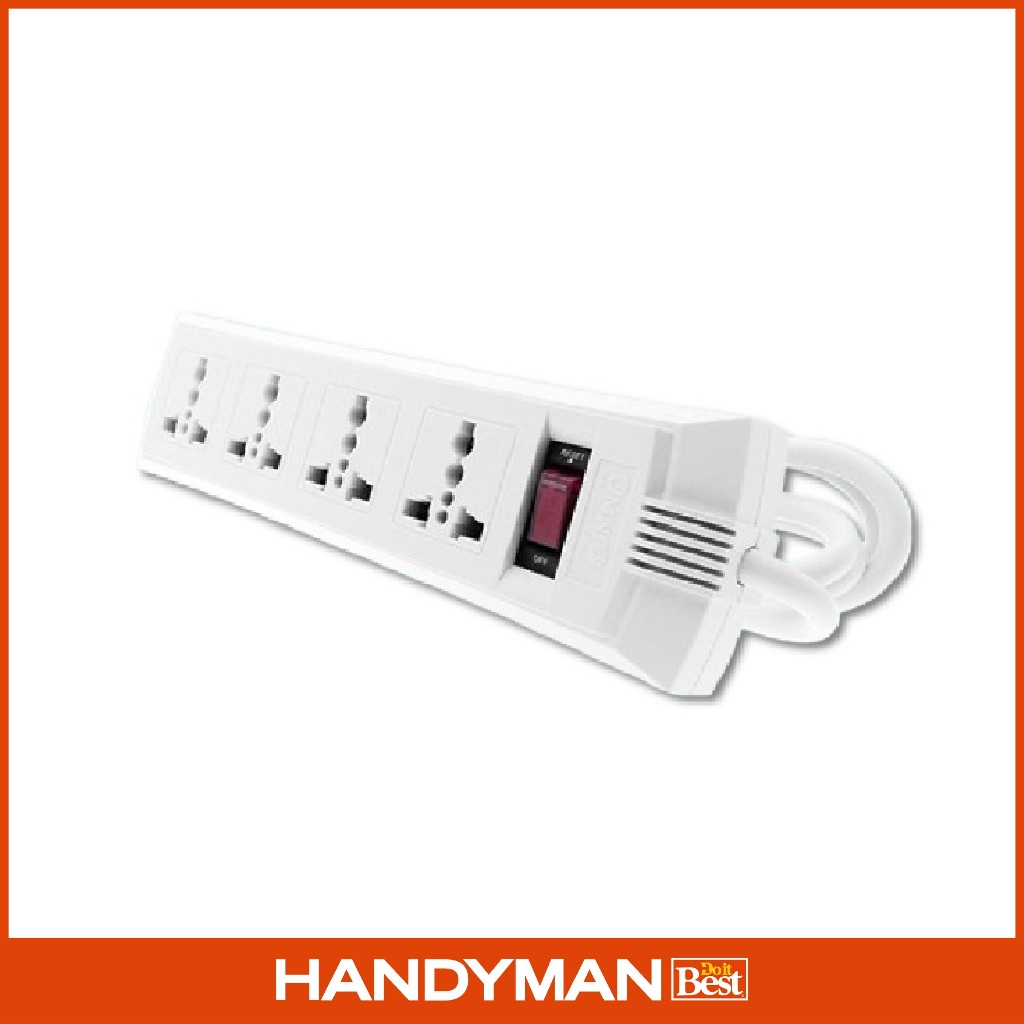 Omni Universal Outlet Extension Cord 4-Gang with Switch (10A WEU-104-PK ...