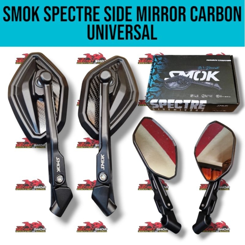 SMOK SPECTRE SIDE MIRROR CARBON UNIVERSAL | Shopee Philippines