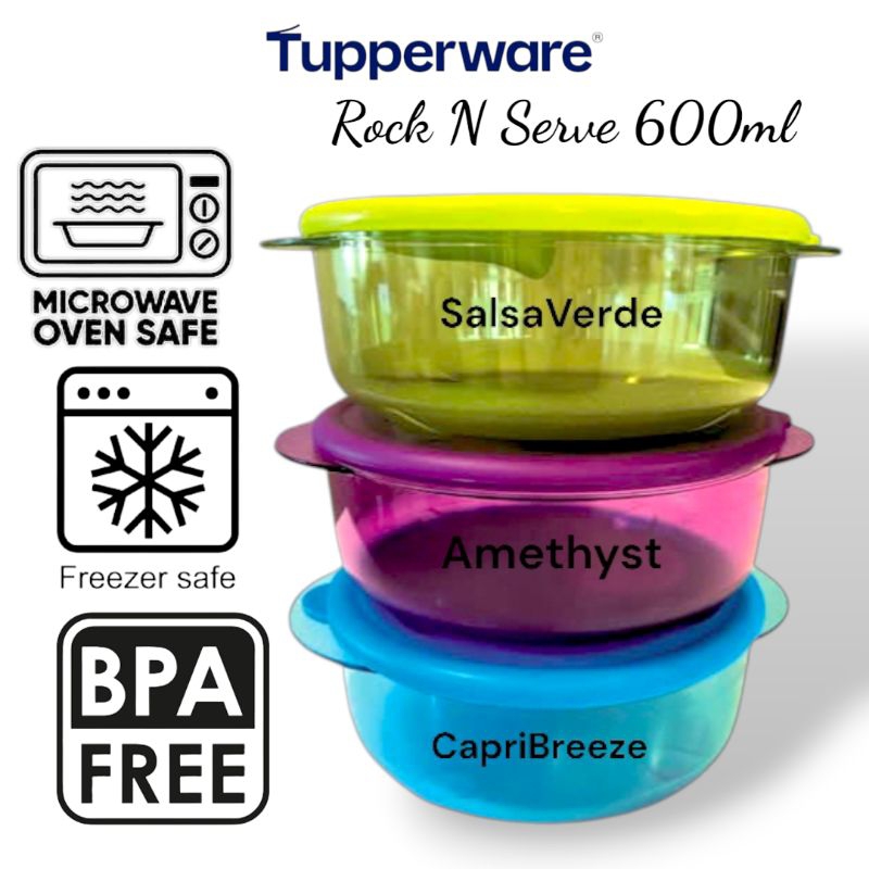 Tupperware Rock N Serve Lunchbox 600ml | Shopee Philippines