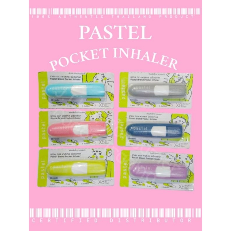 Legit Thailand Pastel Pocket Inhaler(2in1 cooling and refreshing ...