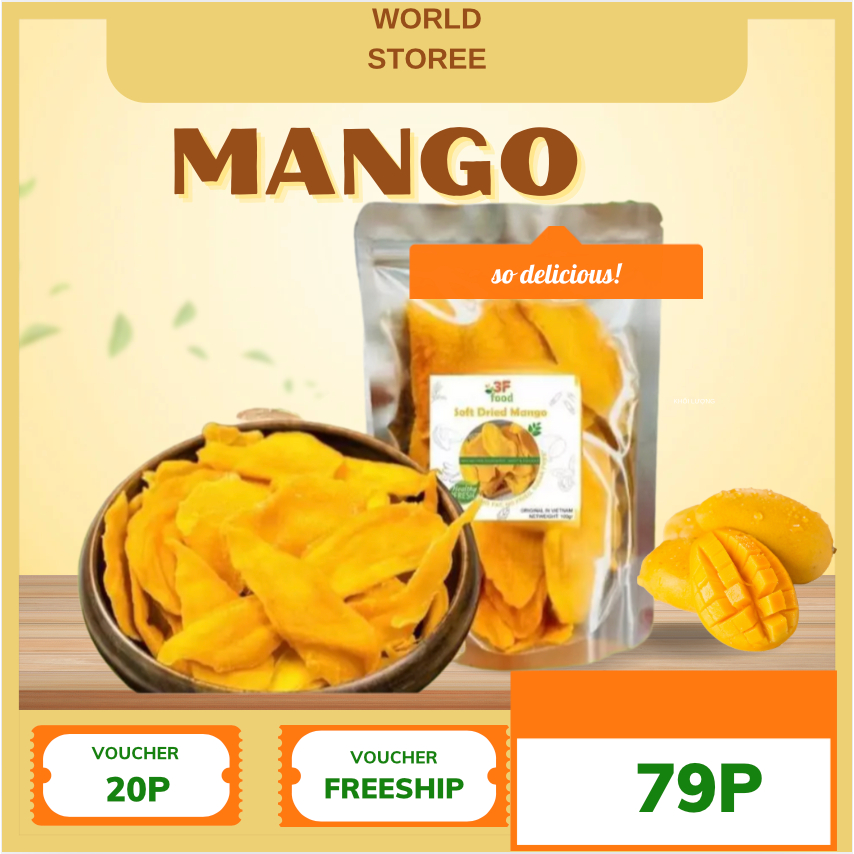 3F FOOD Dried Mangoes Fruit Snack Dried Mango from Vietnam | Shopee ...