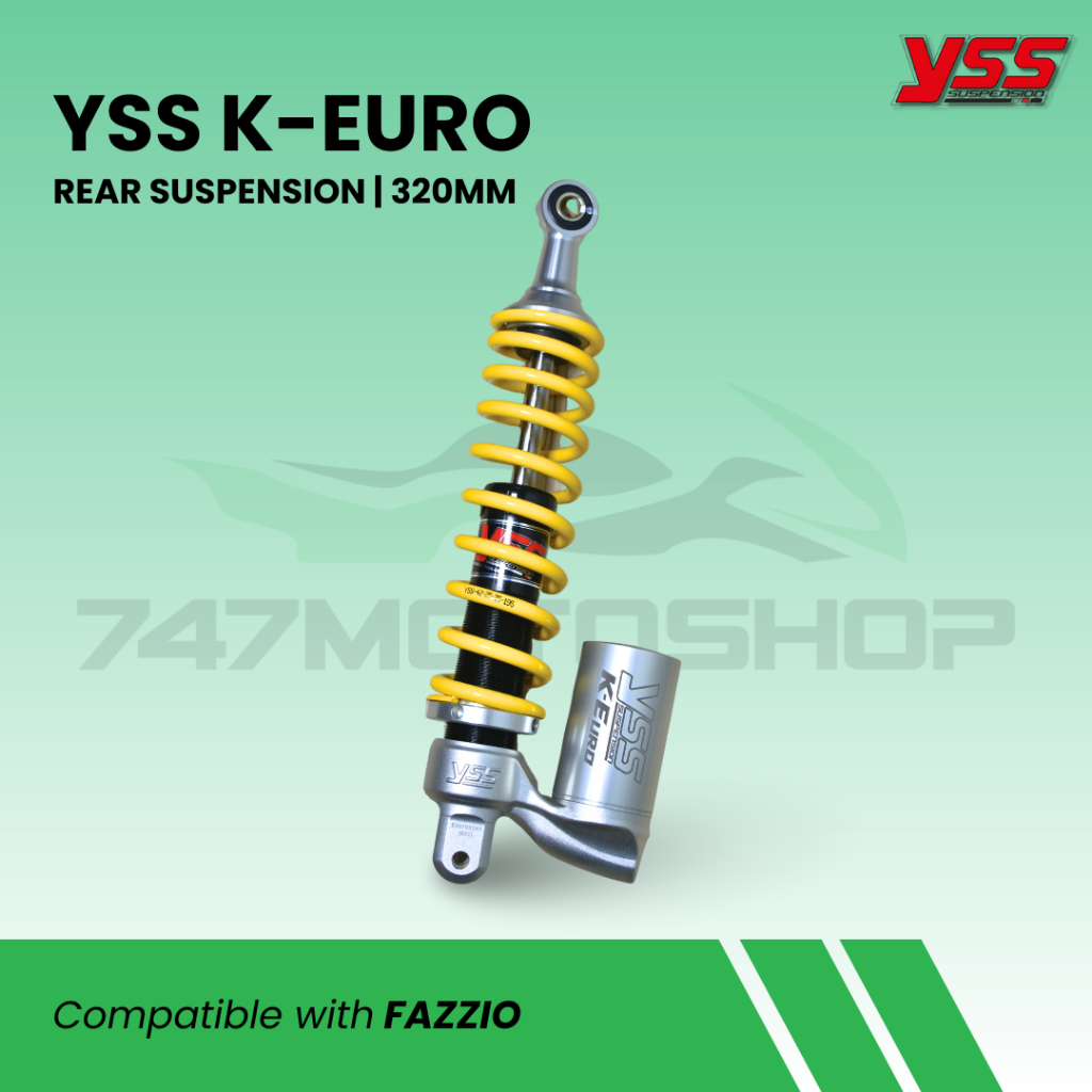 YSS K-EURO FOR FAZZIO (320MM) REAR SUSPENSION | Shopee Philippines