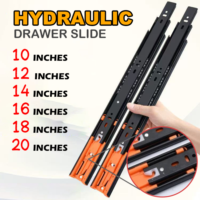 Per Pair Drawer Slide Soft Close Keyboard Drawer Slide For Desk Drawer Rail Heavy Duty Drawer