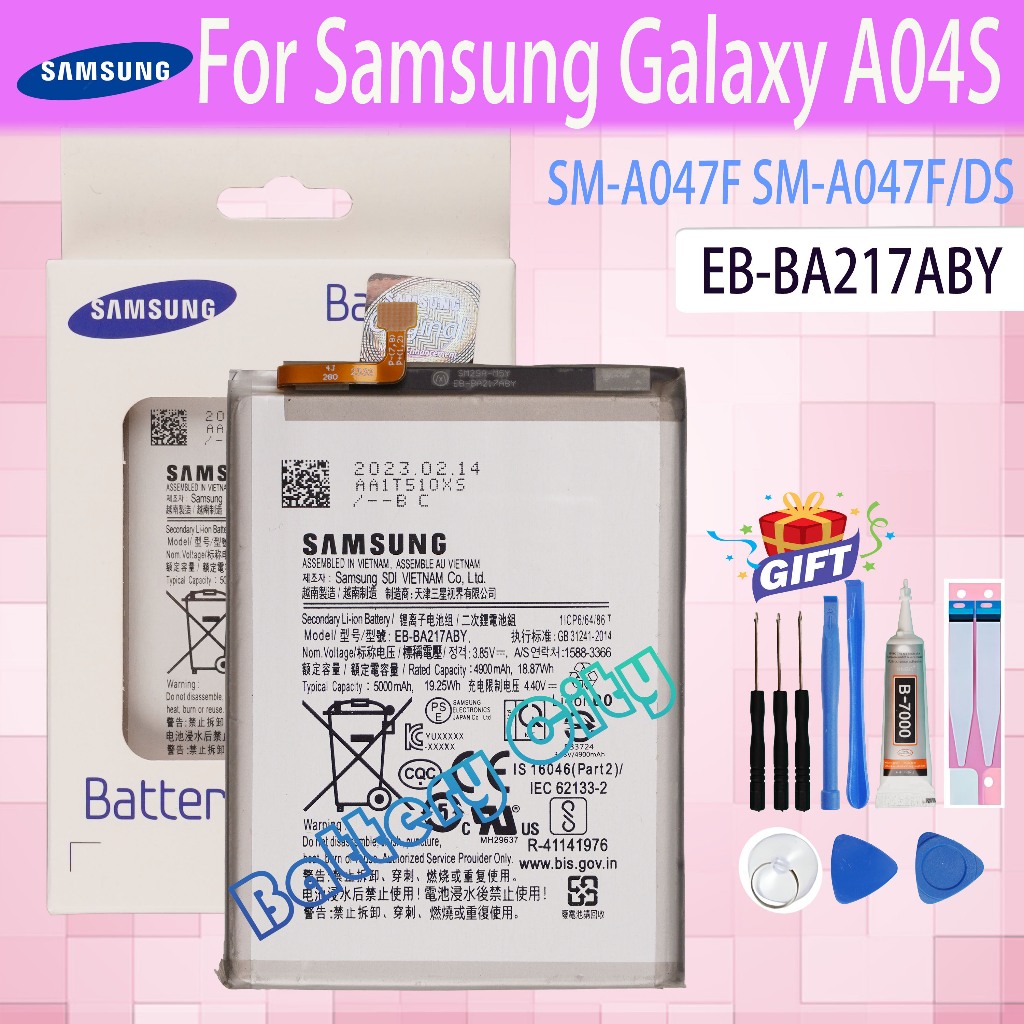 EB-BA217ABY 5000mAh Battery For Samsung Galaxy A04S SM-A047F SM-A047F ...
