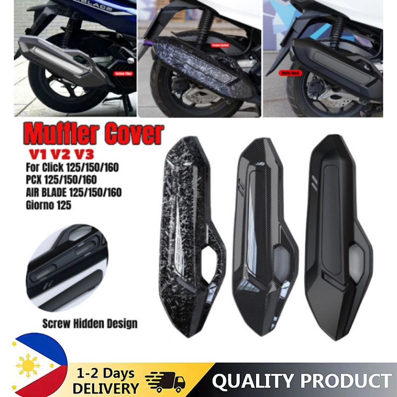 HONDA CLICK V3 CLICK V2 GAME CHANGER MUFFLER COVER FOR HONDA CLICK/PXC ...