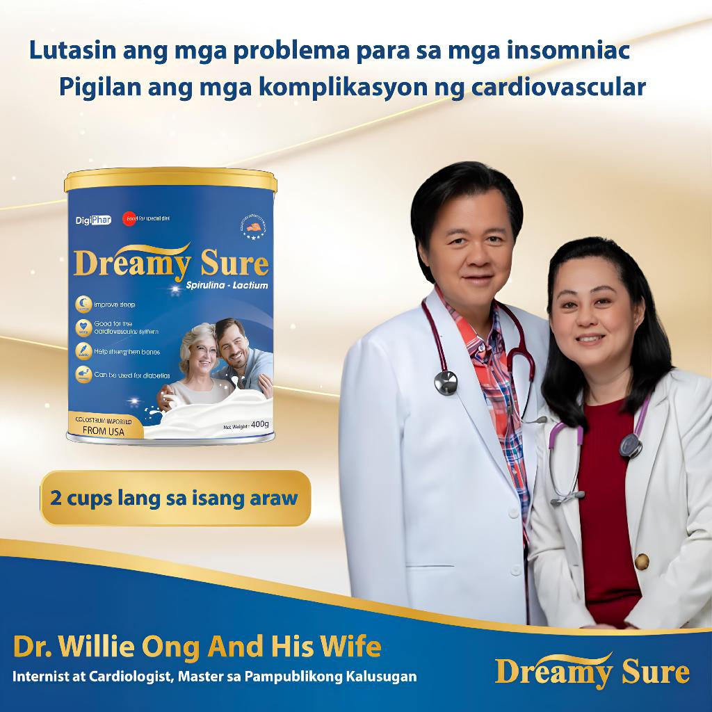 Dreamy Sure Milk 400g Spirulina Lactium Helps To Sleep Well Strengthen ...