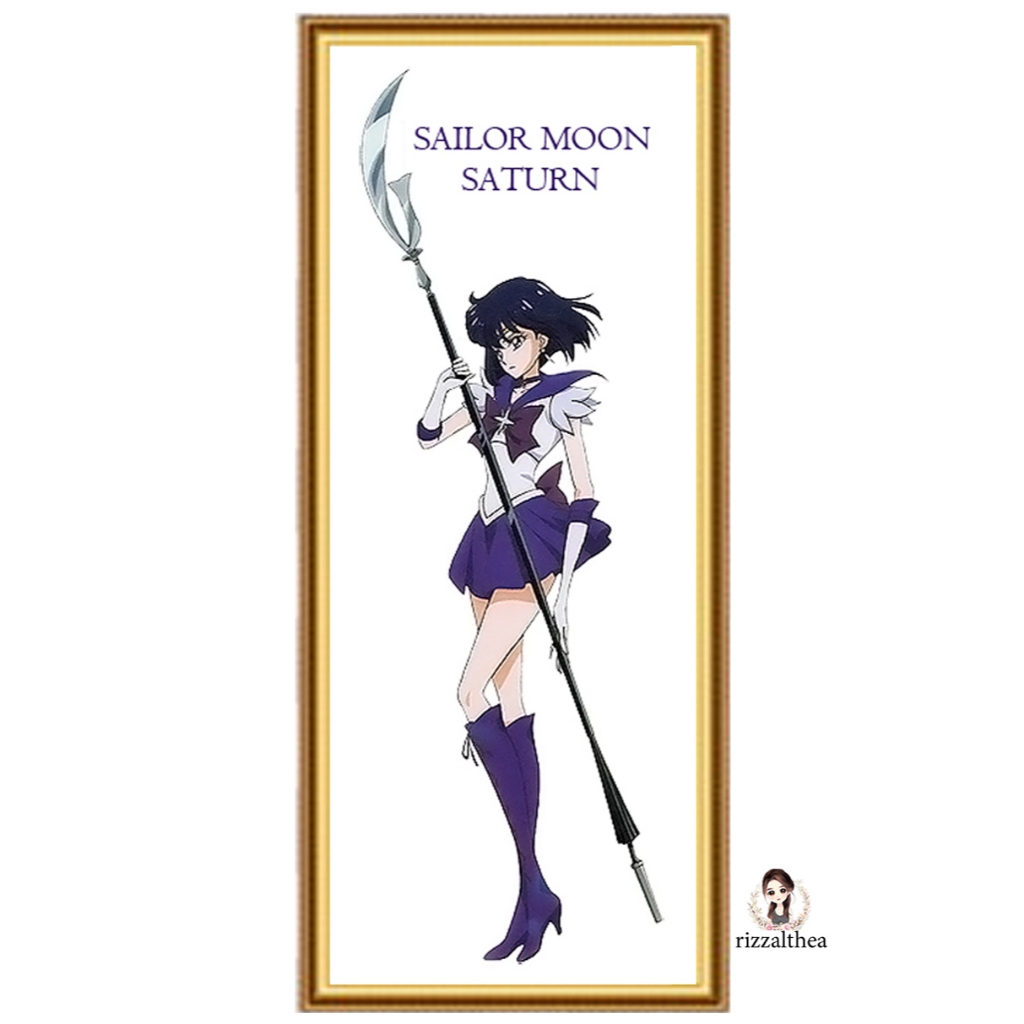 Sailor Moon - SATURN COUNTED Cross Stitch COMPLETE SET 14 Count DIY ...