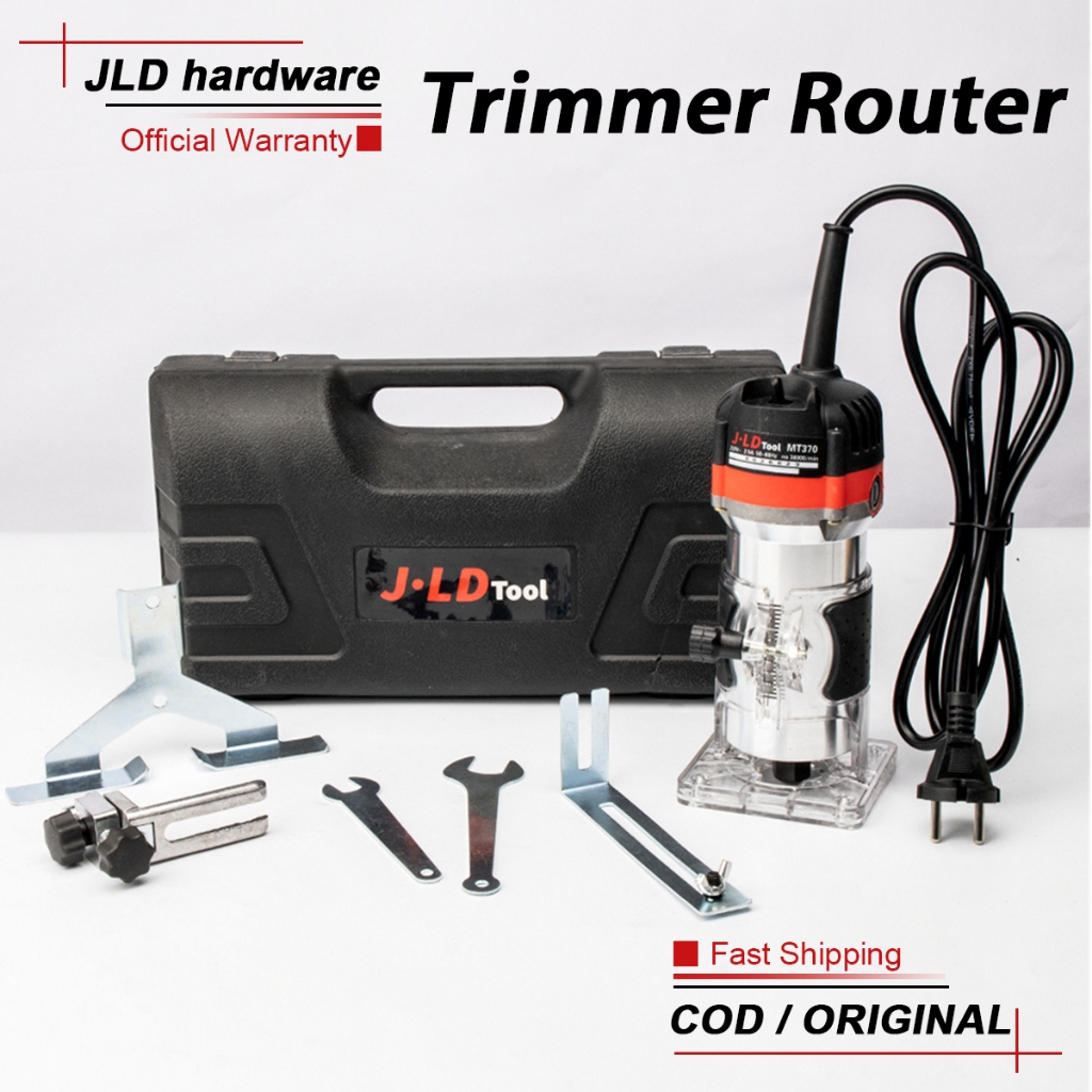 JLD Wood Trimmer Router Electric Transparent Base Curve Woodworking ...