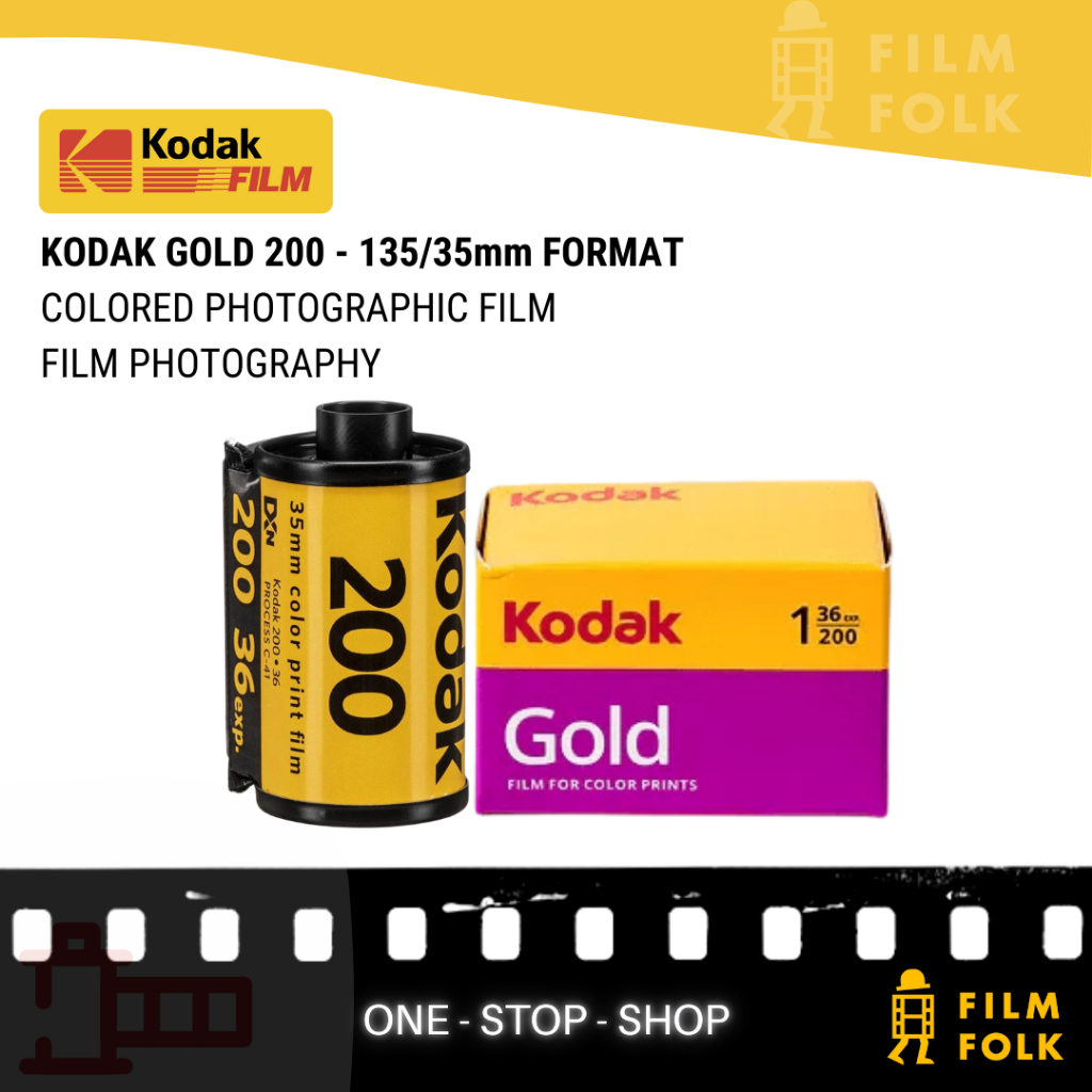 Kodak Gold 135 / 35mm Color Negative Film – 36 Exposures, Exp Apr 2027 | Shopee Philippines