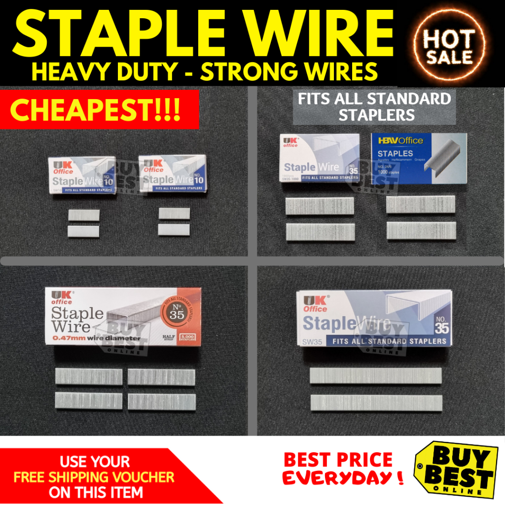 Staple Wire No.10 & No.35 - CHEAPEST | Shopee Philippines