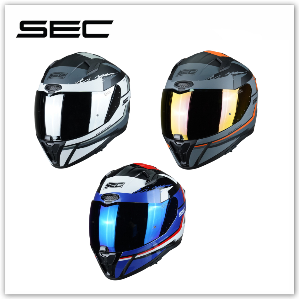 SEC Full Face Helmet for Motorcycle Atmos - Scorpio Gloss/Matte (M-XL ...