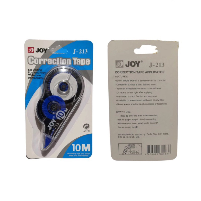 Joy Correction Tape 10m*5mm / J-213 | Shopee Philippines