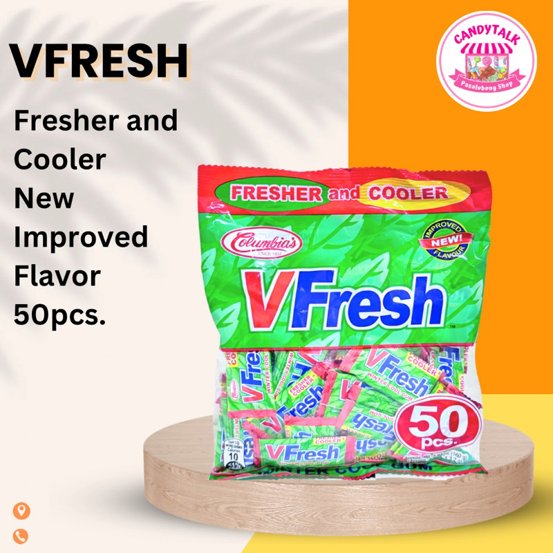 VFresh Bubble Gum(50pcs) | Shopee Philippines