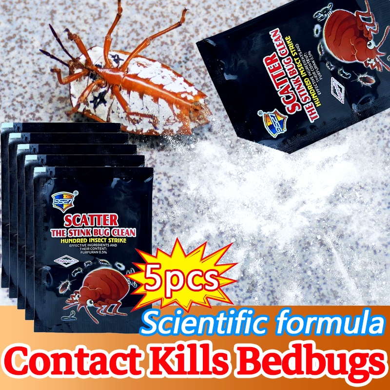Use with confidence bed bug killer powder 5pcs bed bug killer | Shopee ...