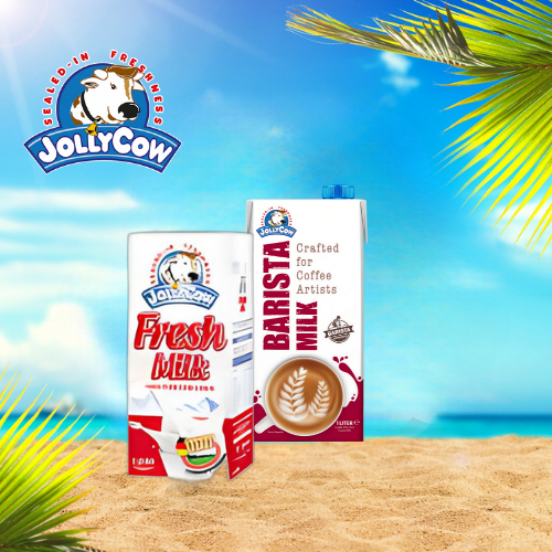 Jolly Cow Dairy Milk - Barista Milk and Fresh Milk 1L - Premium Quality ...