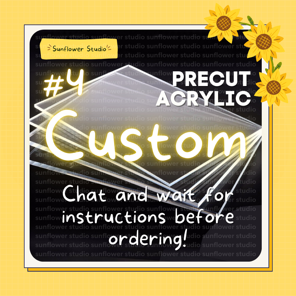 [Chat first before order] #4 Custom Acrylic | Shopee Philippines