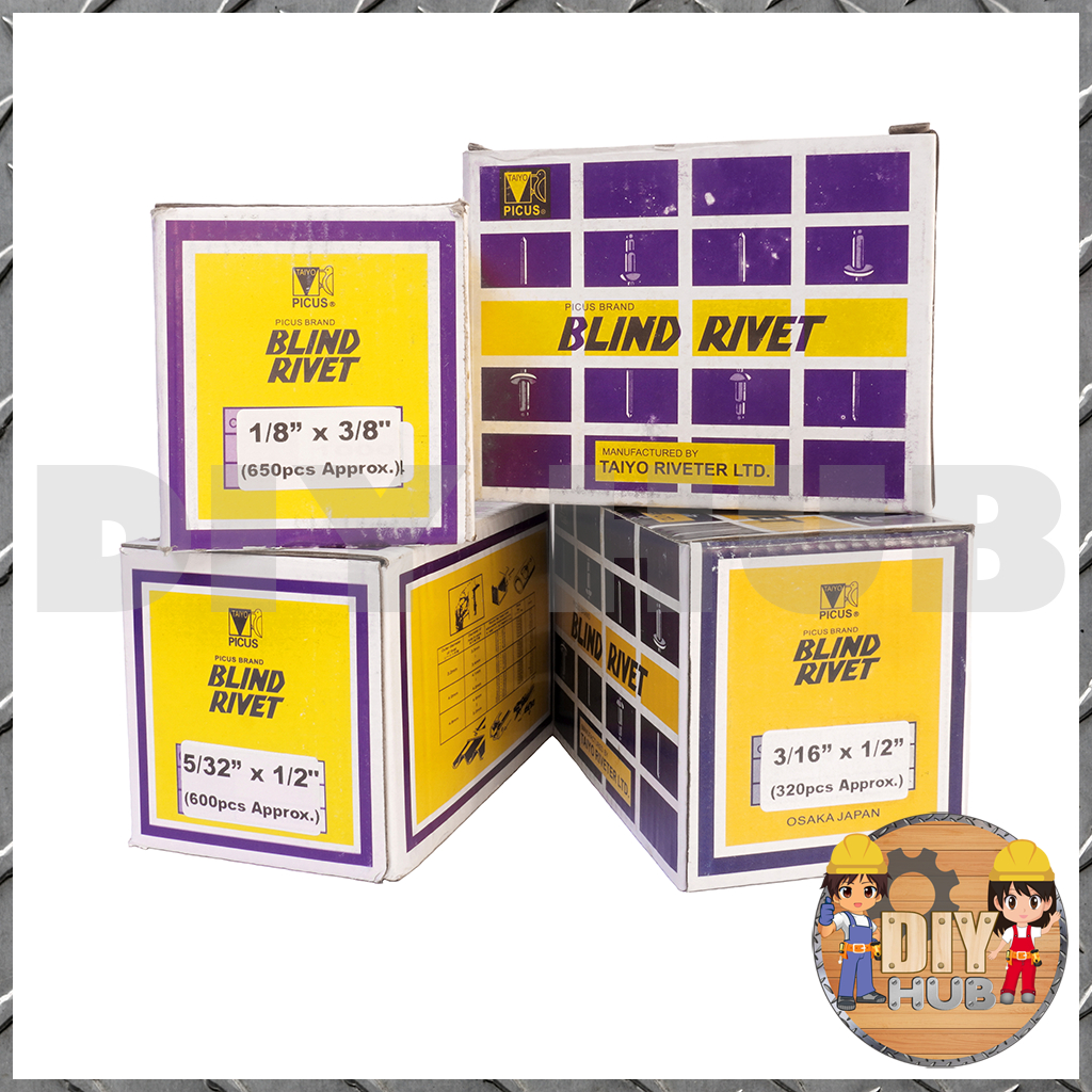 (PER BOX) Aluminum Blind Rivet | Shopee Philippines