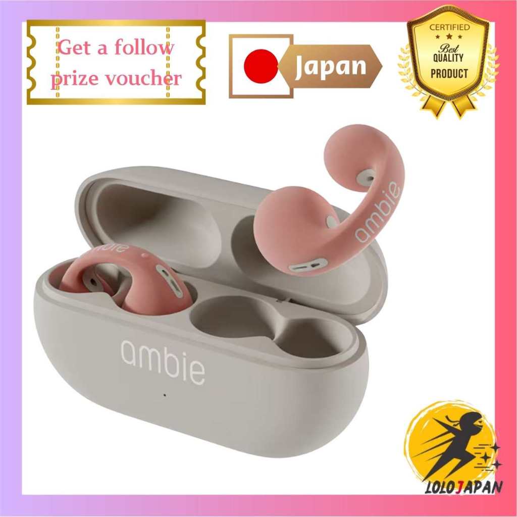 AUTHENTIC Ambie ambie fully wireless earphones sound earcuffs ear cuff type Bluetooth Green x ...