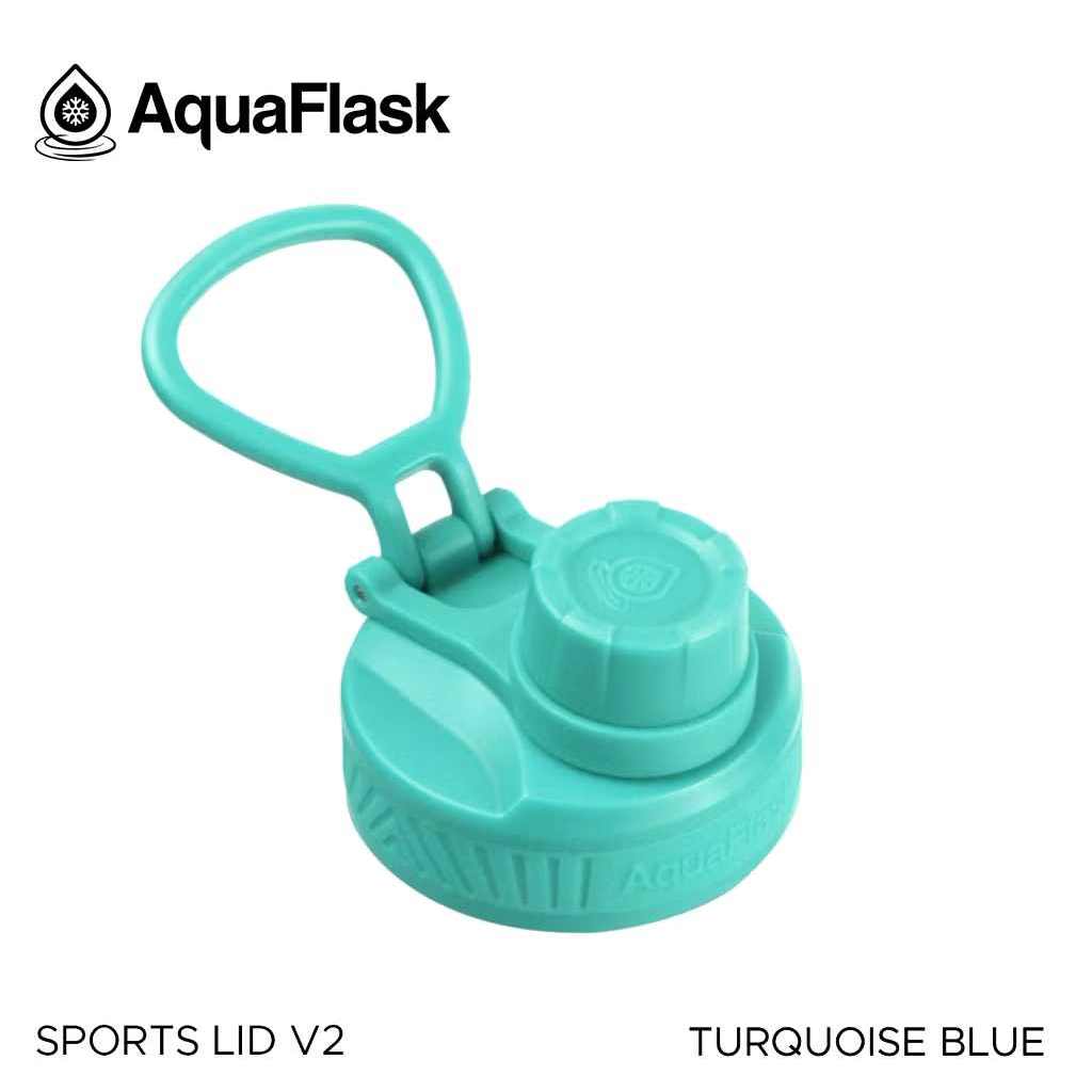 Aquaflask Turquoise Blue Lid V2 Cap Accessories (Fit for 18,22,32,40,64 ...