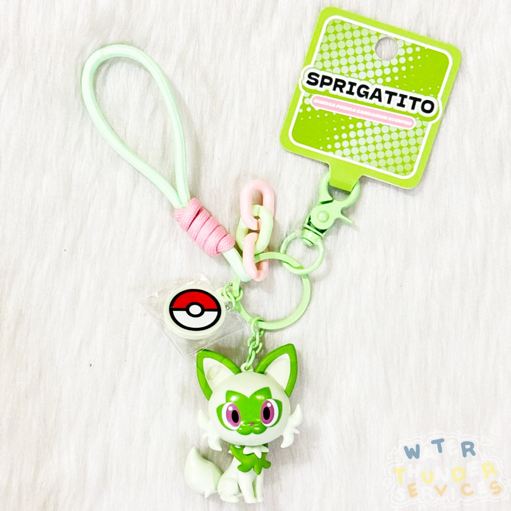 POKEMON SPRIGATITO Mini Figurine Keychain with Scent 'MIMOSA PUDICA ...