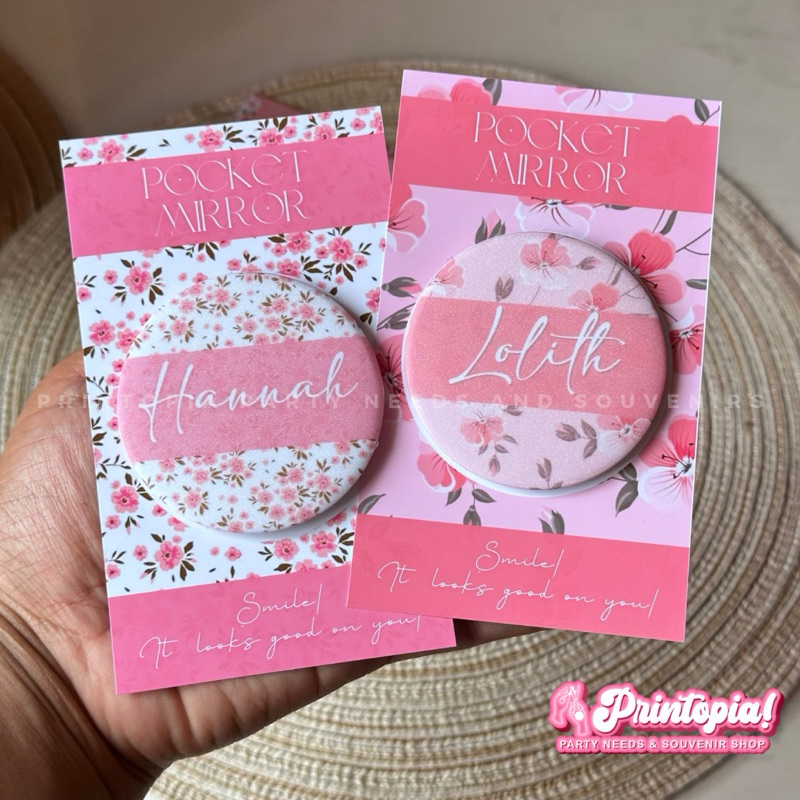 Personalized Pocket Mirror | Badge Mirror | Shopee Philippines