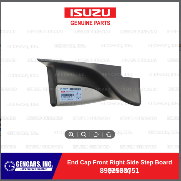 Isuzu End Cap Front Right Step for Mux LSA 2015-2019 (8982533751 ...