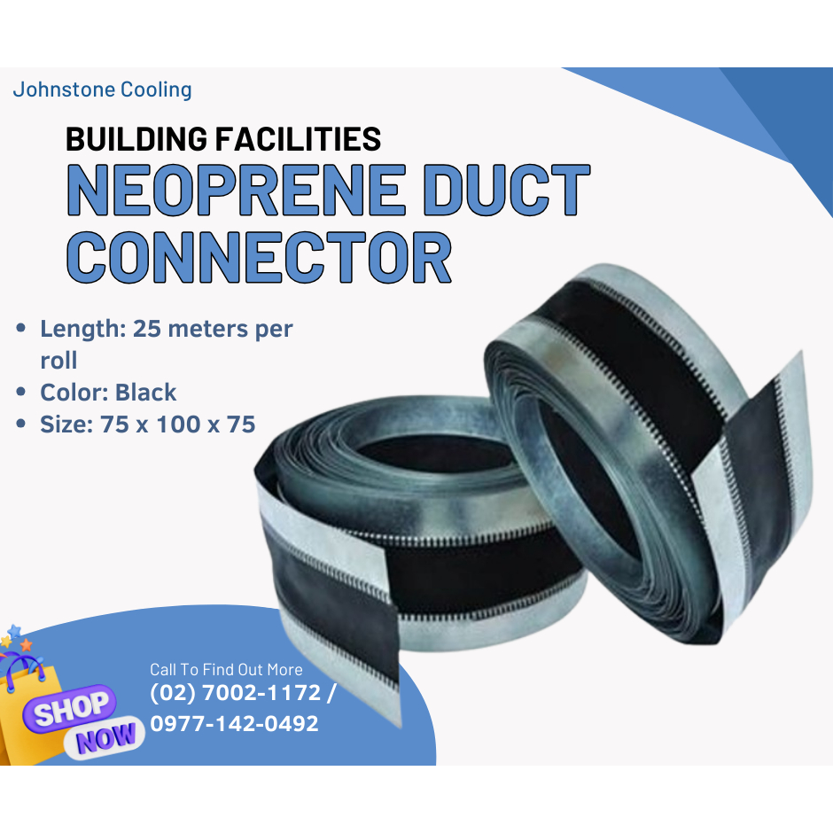 Neoprene flexible duct connector, Duct Connector for HVAC | Shopee Philippines