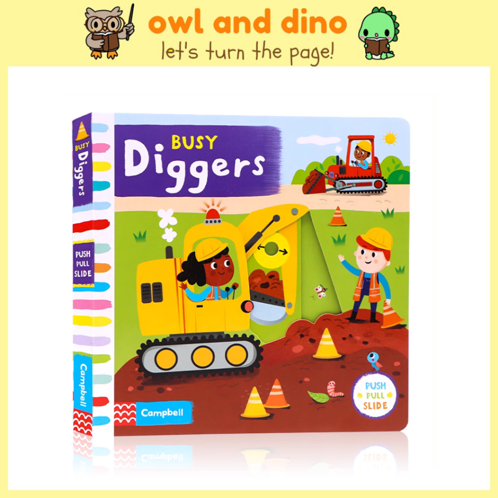 Busy Diggers (Interactive Boardbook) | Shopee Philippines