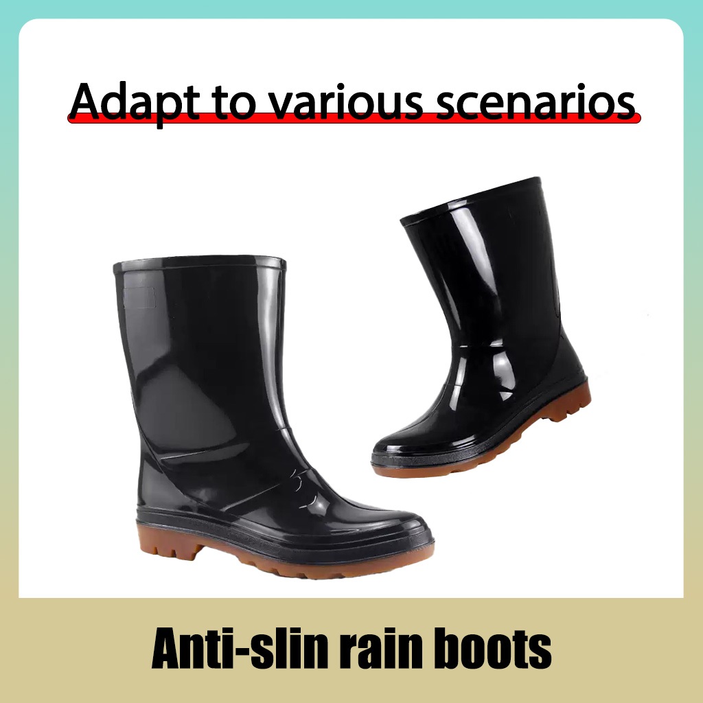39-45 Size High Tube Rain Boots(BOTA) Acid and Alkali Resistant Water ...