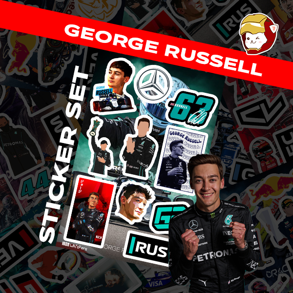 F1 | George Russell | Vinyl Stickers | Shopee Philippines