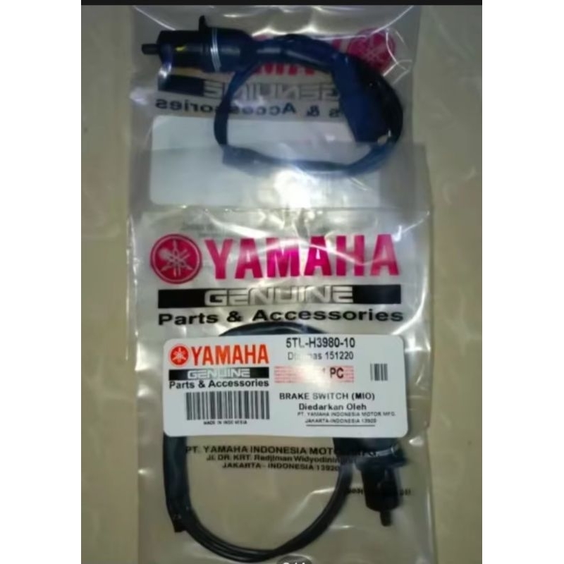 YAMAHA Brake Switch for MIO/MiO i 125/M3 Indonesia made | Shopee ...