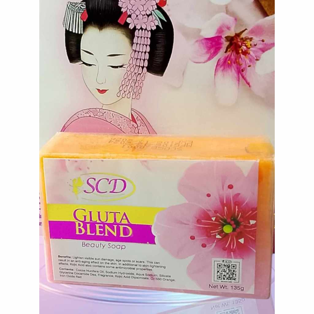 SCD GLUTA BLEND BEAUTY SOAP 135g 1PC | Shopee Philippines