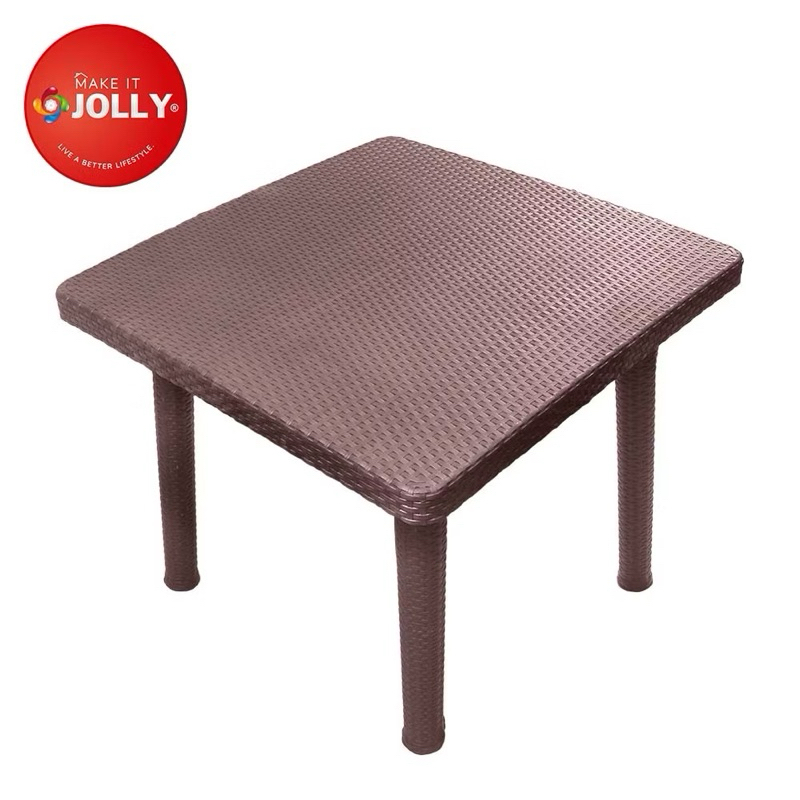 JOLLY PLASTIC Rattan Table (36X36) 4 Seater (30x48) 6 seater | Shopee ...